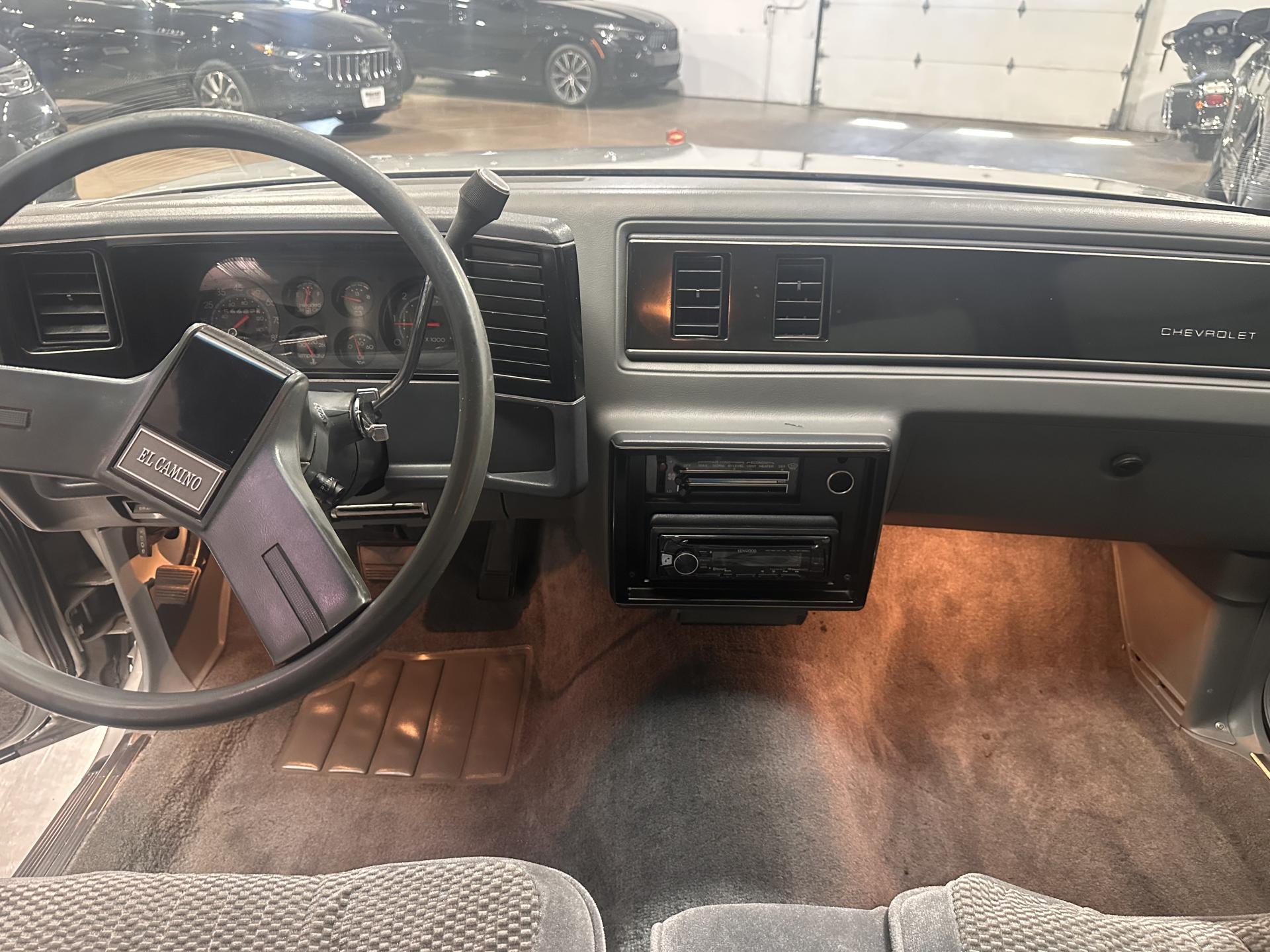1986 El Camino Ss Interior 1986 Chevrolet El Camino