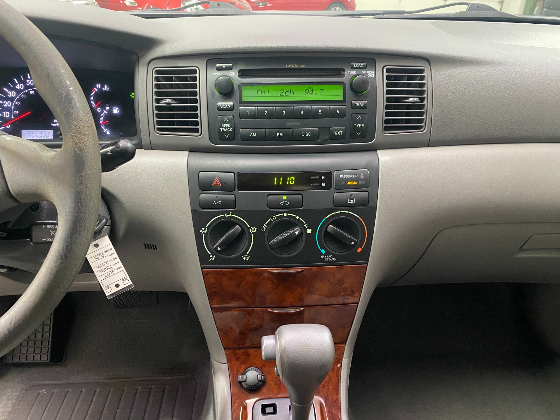 2007 Toyota Corolla Interior